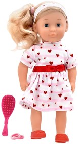 Dolls World - Módní panenka Charlotte - 36 cm: Růžová srdíčková princezna