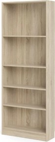 Skříň Bask 79 x 26,7 x 203 cm, korpus, dub sonoma