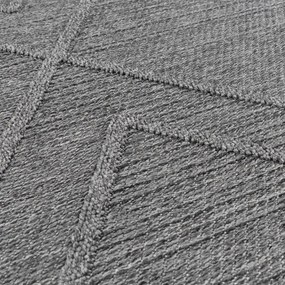 Ayyildiz, Kusový koberec Patara 4954 Grey – na ven i na doma, 80x250, šedá, chodba / předsíň