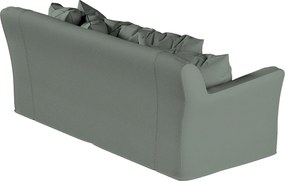 Potah na pohovku IKEA  Tomelilla rozkládací barva zelená látka pletený vzor