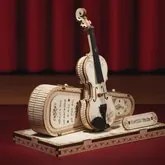 ROBOTIME Rokr 3D dřevěné puzzle Houslové Capriccio 82 ks