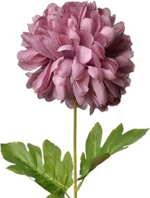 Dekorace umělá květina s fialovým květem - 15*15*80 cm