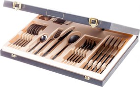 Příbory Fiori Platinum pro 6 osob 24 kusů
