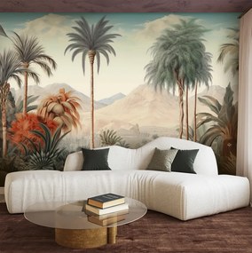Gario Fototapeta Tropická země s palmami Materiál: Vliesová, Rozměry: 200 x 140 cm