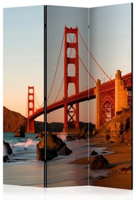 Paraván - Golden Gate Bridge - sunset, San Francisco [Room Dividers]