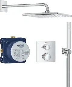 Grohe Precision - Sprchový set s termostatem pod omítku 31x31 cm chrom