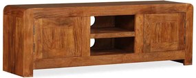TV stolek masivní dřevo s medovým povrchem 120 x 30 x 40 cm 244679