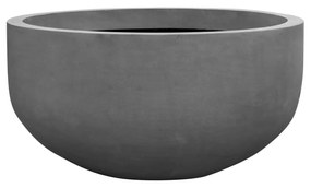 Květináč City bowl, barva šedá, více velikostí - PotteryPots Velikost: S - v. 50 cm, ⌀ 92 cm