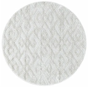 Ayyildiz Kusový koberec PISA 4708, kulatý, Krémová Rozměr koberce: 120 cm KRUH
