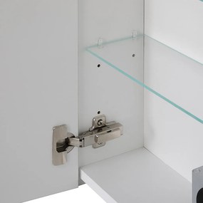 Comodo Zrcadlová skříňka závěsná s LED osvětlením Elite W 50 ZS P/L