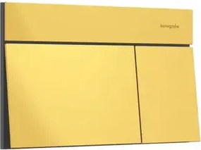 Hansgrohe iFrame Element E leštěný vzhled zlata / Ovládání splachování
