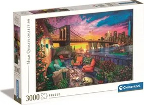 Clementoni PUZZLE Západ slunce nad Manhattanem / 3000 dílků / od 15 le