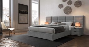 Čalouněná postel Levanter 160x200 šedá