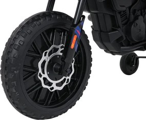 Elektrická motorka Aprilia RX modrá