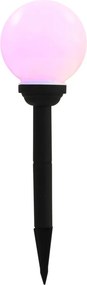 Zahradní solární lampy 8 ks LED kulovité 15 cm RGB 277125