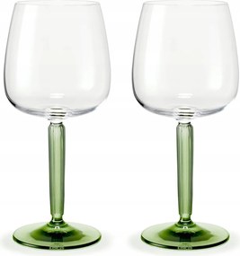 Kähler Hammershøj Skleničky na červené víno 490 ml 2 Ks Zelené