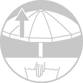 Doppler EXPERT 350P – zahradní slunečník s boční tyčí - Rozbalené zboží (S328)