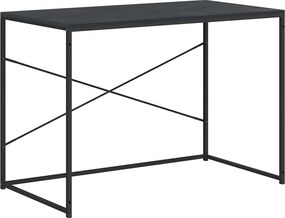 Počítačový stůl černý 110 x 60 x 70 cm kompozitní dřevo 30208