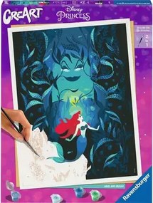 Ravensburger CreArt Disney Ariel a Uršula – malování podle čísel / od