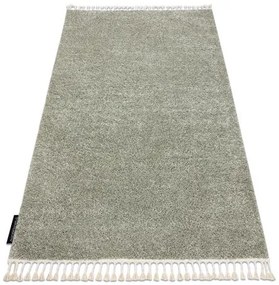 koberec BERBER 9000, zelený střapce, Maroko, Shaggy velikost 160x220 cm | krásné koberce cz