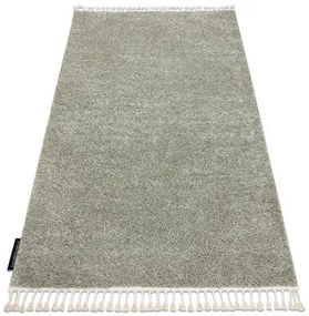 koberec BERBER 9000, zelený   střapce, Maroko, Shaggy velikost 140x190 cm | krásné koberce cz