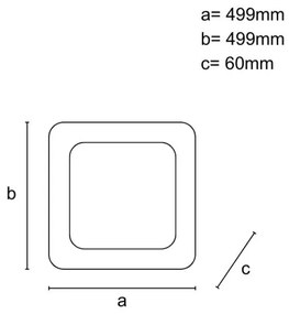 LED Stmívatelné stropní svítidlo LED/45W/230V 3000-6500K bílá + dálkové ovládání