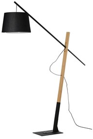 Moderní stojací lampa Garda černá
