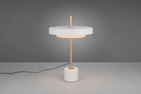 Slonovinová LED stmívatelná stolní lampa (výška 45,5 cm) Keaton – Trio