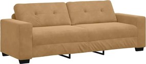 Set pohovek 3 ks Hnědá samet 3324646