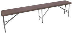 Zahradní lavice RATTAN hnědá