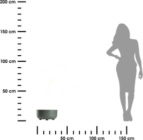 PLASTOVÝ KVĚTINÁČ TERRA 30X14,5 CM MÁTOVÁ