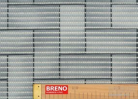 Breno Koupelnová pěnová předložka SOFTY-TEX 79814.8 šedá dlažba, šíře 65 cm, Šedá