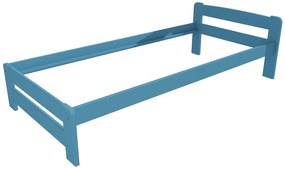 Vomaks Jednolůžková postel VMK009B Rozměr: 90 x 200 cm, Barva: barva modrá