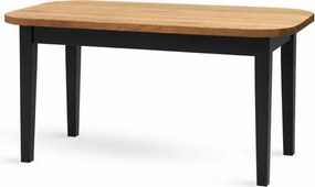 Stima Stůl FORTE II. 150x85 cm dub halifax přírodní černá