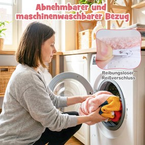 Costway Dětská pohovka, ergonomické dětské křeslo s pěnou o vysoké hustotě