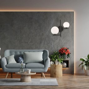 Toolight, nástěnné svítidlo 1xE27 APP1170-2W, černá, OSW-14021