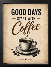 But first coffee - obraz - Nejprve káva, pak všechno ostatní 02 - A4 – 210 × 297 mm - 149 Kč