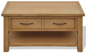 Konferenční stolek 88 x 53 x 45 cm masivní dubové dřevo 242745