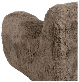 Hnědé křeslo Teddy – Ixia