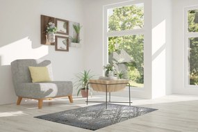 Berfin Dywany, Kusový koberec Elite 23282 Navy Grey, 120x180, šedá, obývací pokoj
