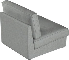 Potah na neskládací křeslo IKEA Kivik barva modrá látka pletený vzor