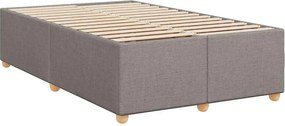 Box spring postel s matrací taupe 120x190 cm textil 3286623