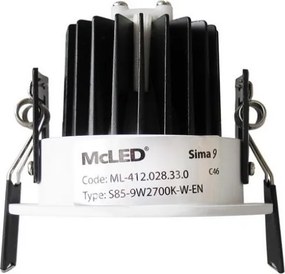 McLED Podhledové LED svítidlo Sima 9 9W 2700K ML-412.028.33.0