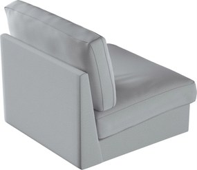 Potah na neskládací křeslo IKEA Kivik barva šedá látka sametová