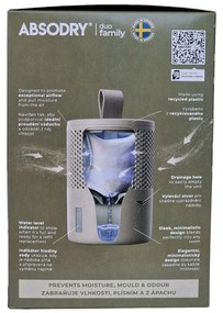 Everbrand Sweden Everbrand pohlcovač vlhkosti Absodry Duo Family Bag 6-series, do 60 m3, zelený