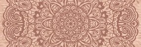 Obraz květinová Mandala Varianta: 120x40