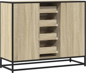 Příborník dub sonoma 92 x 35 x 76 cm kompozitní dřevo 3300826