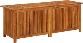 Zahradní úložný box 150 x 50 x 58 cm masivní akáciové dřevo 316491