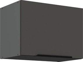 ARIA pi | horní skříňka 50 GU-36 1F výklopná | 50 cm | ANTI FINGERPRINT povrch | antracit/šedá grafit