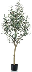Emerald Umělý olivovník 140 cm v plastovém květináči, Emerald 435919 HangarStore.cz